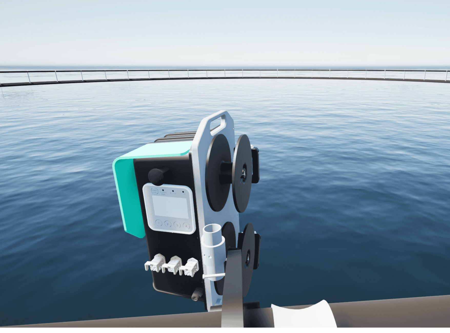 Smart winch - automatic adjustment of bioscope